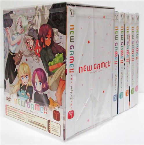 NEW GAME! 全6巻セット 【DVD】ニューゲームゼン06カンセット【買取価格 2,200円】 | アニメDVDならコムショップ買取