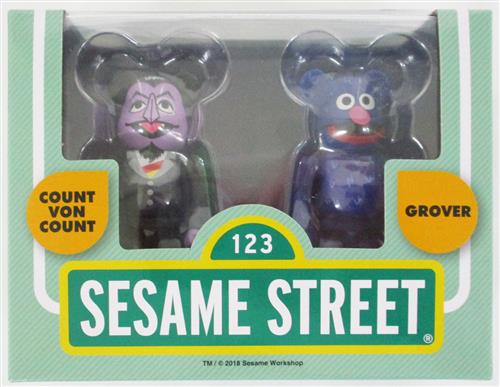 BE＠RBRICK SESAME STRE COUNT VON COUNT & GROVER 2 PACK 【フィギュア】[メディコム・トイ ...